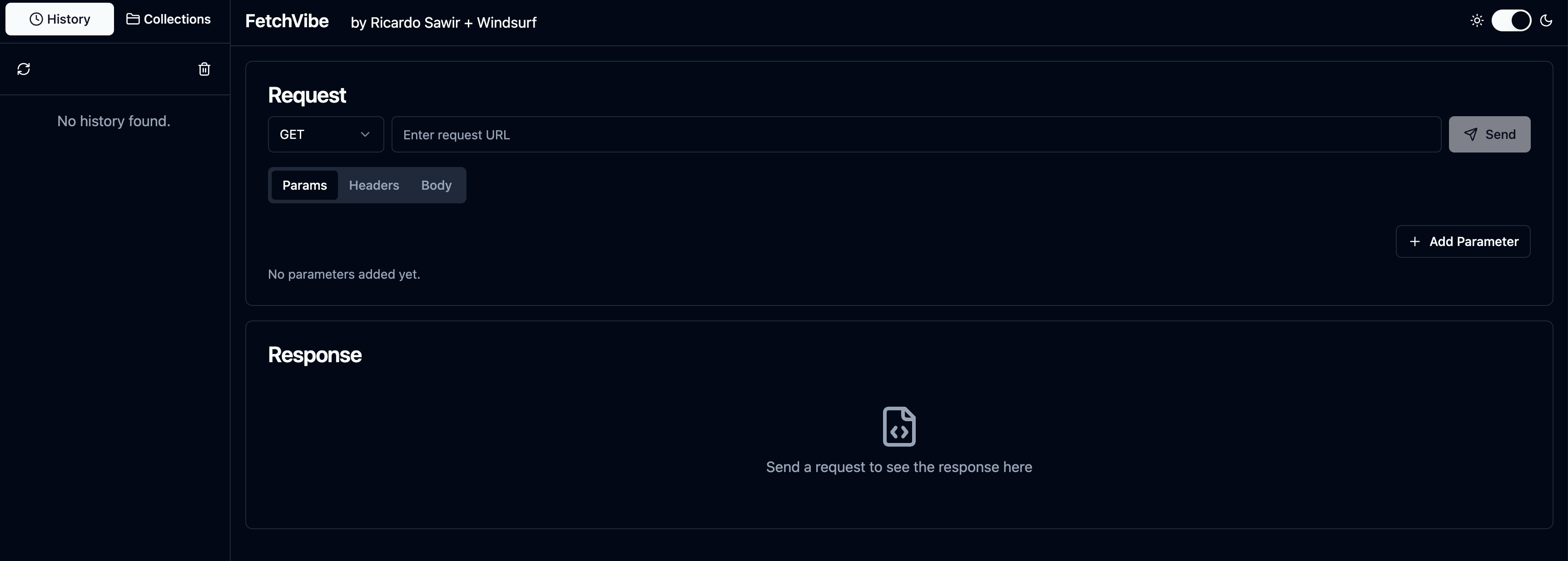 FetchVibe | Streamline Your API Workflow – Effortless Requests ...